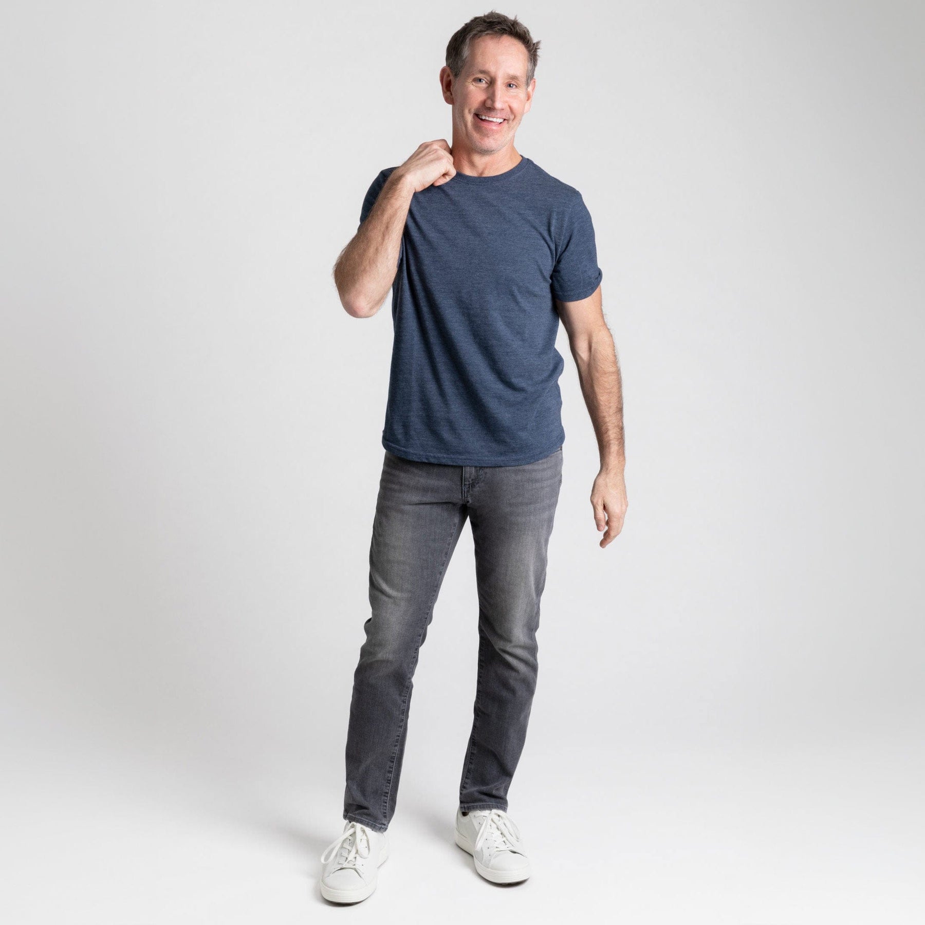 Ash & Erie Concrete Wash Denim Explorer Jeans for Short Men