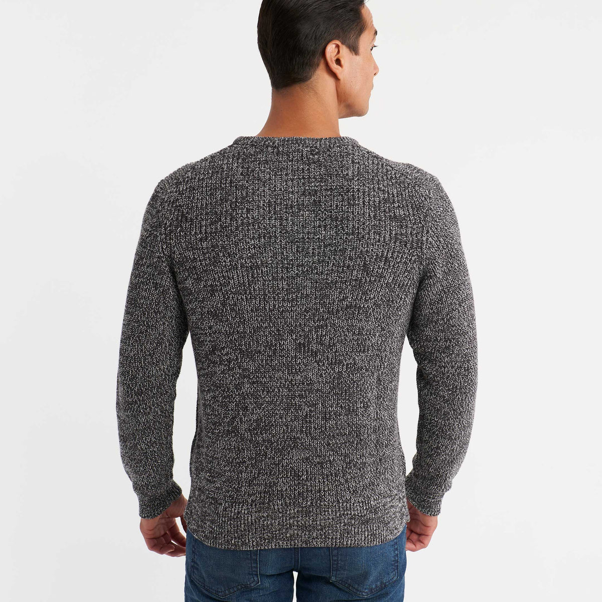 Buy Fog Grey Knit Sweater for Short Men | Ash & Erie
