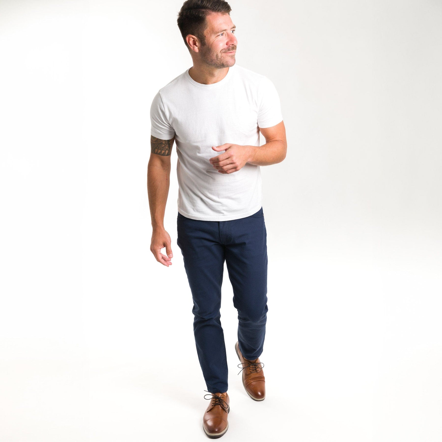 Ash & Erie Bering Blue Weekend Jeans for Short Men