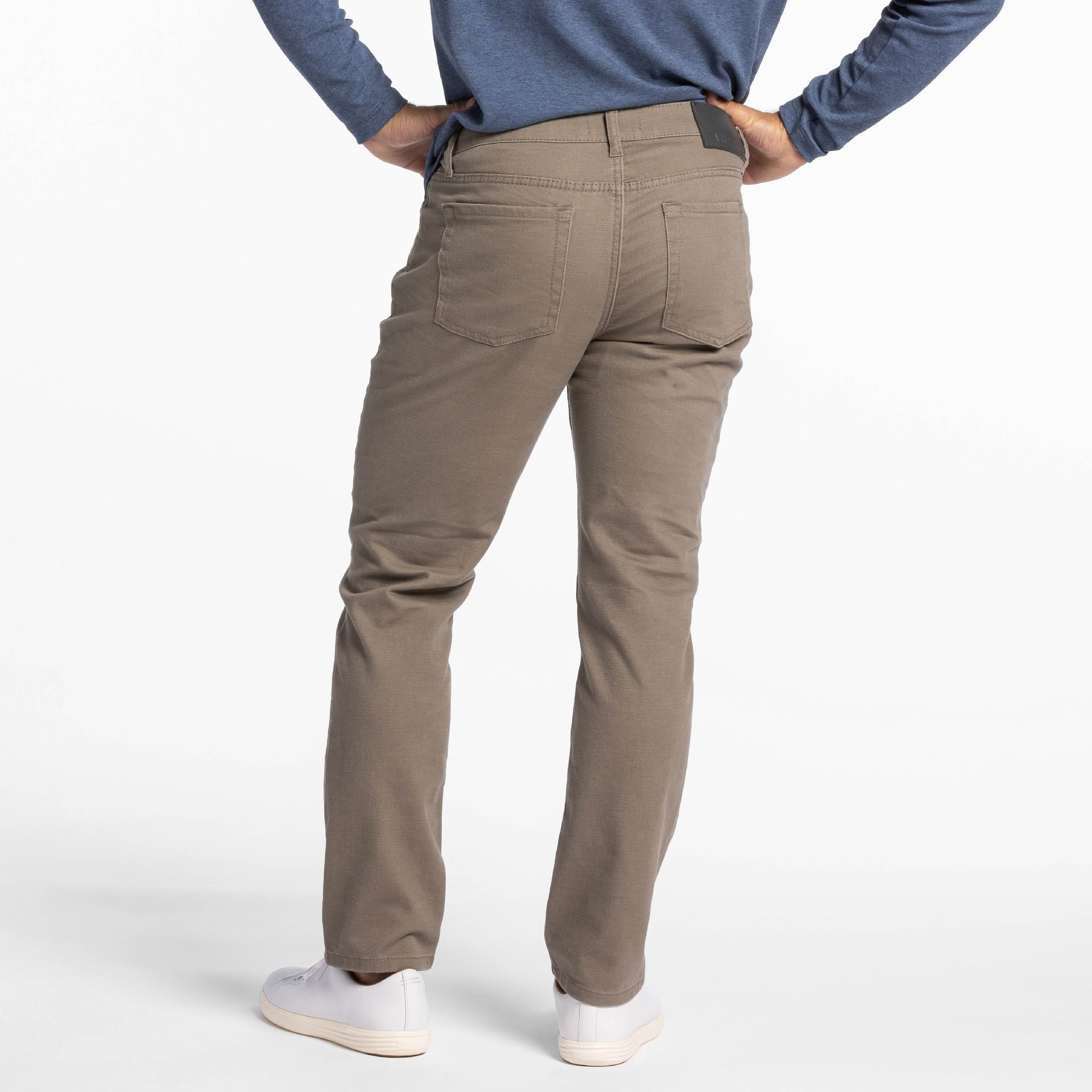 Ash & Erie Sandstone Weekend Jeans for Short Men