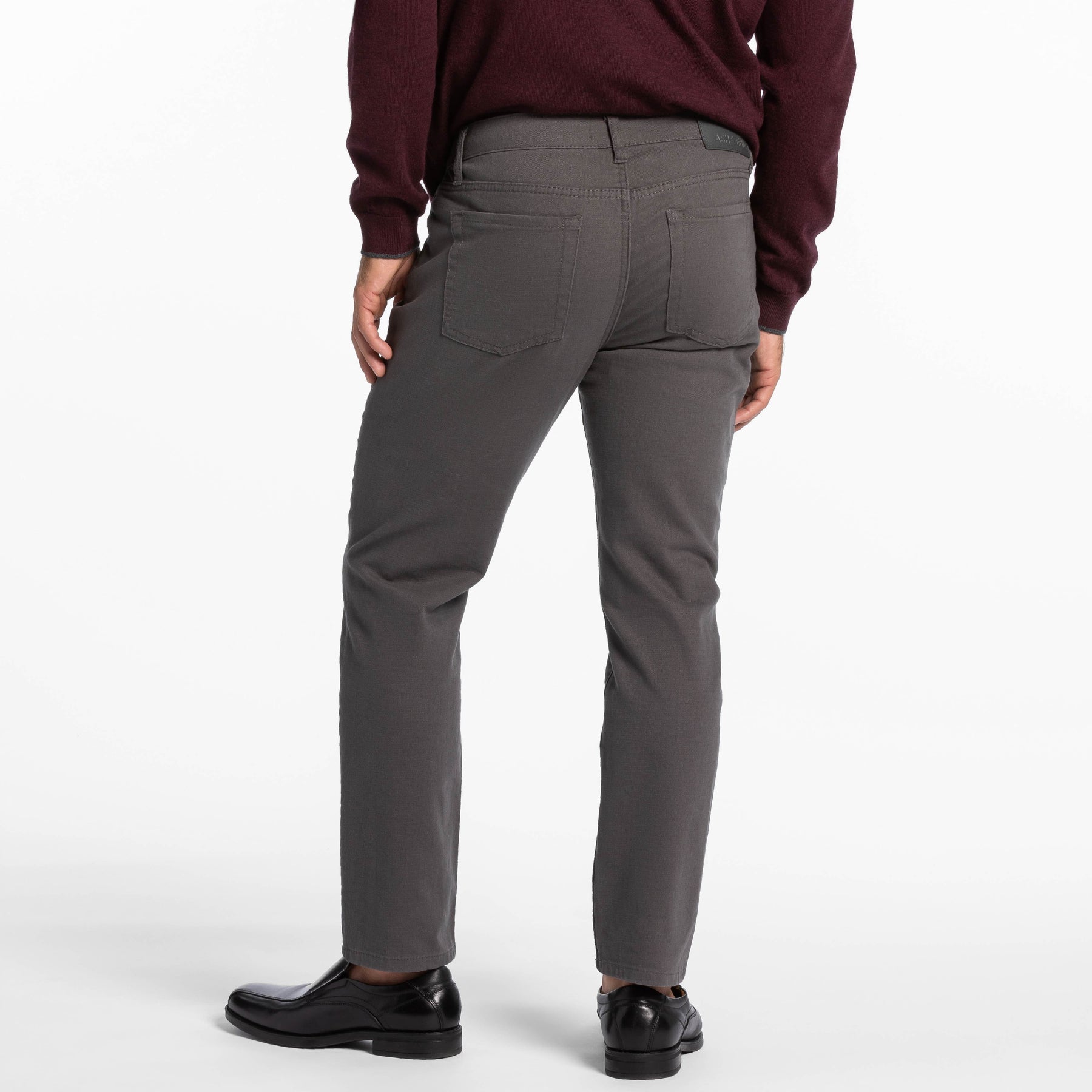 Ash & Erie Slate Grey Weekend Jeans for Short Men