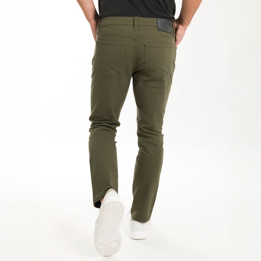 Ash & Erie Taiga Green Weekend Jeans for Short Men